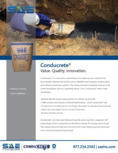 Conducrete Brochure - SAE Inc.