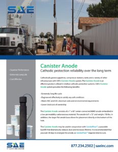 Canister Anode System Brochure - SAE Inc.
